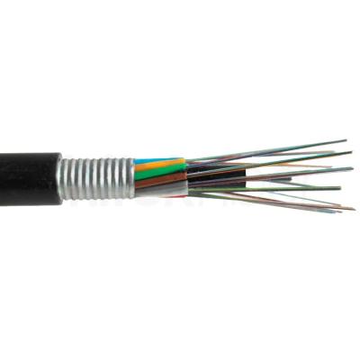China GYTS GYTA Stranded Loose Tube Light-Armored Cable 24-288 Cores G652D Single Mode Fiber for sale