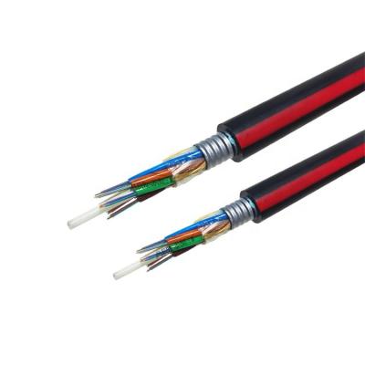China GYTA GYTS Armored SM Outdoor Fiber Optic Cable 24 to 288 Cores Single Mode G652D for sale