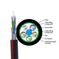 China GYTA GYTS Armored SM Outdoor Fiber Optic Cable 24 to 288 Cores Single Mode G652D for sale