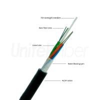 China Outdoor Fiber Optic Cable GYFTY 144 Cores Single Mode FRP Non-metallic Loose Tube for sale