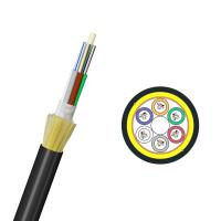 China Single Mode Optical Fiber Cable 12 Core- 96 Core 15mm Span 100 120 G652D for sale