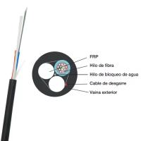 China ADSS Fiber Optic Cable 24 Cores G652D Single Mode 60m Span All Dielectric Self Supporting Outdoor for sale