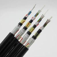 China Anti Rodent ADSS Fiber Optic Cable 24 Core G652D with Glass Fiber FRP 100m Span for sale