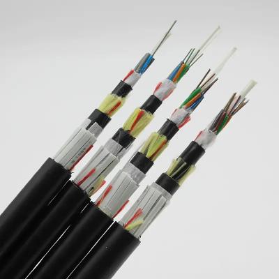 China Anti Rodent ADSS Fiber Optic Cable 24 Core G652D with Glass Fiber FRP 100m Span for sale