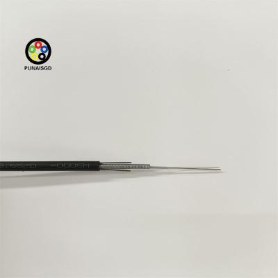 China Outdoor Aerial Central Tube Fiber Optic Cable GYXTW 2 Core Single Mode 9/125 for sale