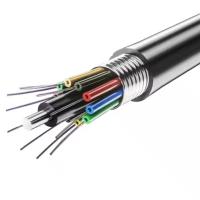 China 96 Core Outdoor Fiber Optic Cable GYTS-96B1 Single Mode Armored Fiber Cable 11.5mm for sale
