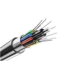 China Outdoor Duct Armoured Fiber Optic Cable GYTS GYTA G652D 96 Cores Single Mode for sale