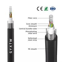 China GYXTW Single Mode Outdoor Armored Fiber Optic Cable 8 Fibers with -40°C to 85°C Temperature Range for sale