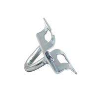 China CE Stainless Steel Pole Brackets 8×8×8 cm for FTTH Fiber Optic & Electric Cable Mounting for sale