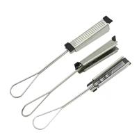 China Stainless Steel 201/304 ARC Clip Wedge Anchor Joint - 220mm Length for FTTH Cable Mounting with 3.0mm FRP Support for sale