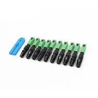 China SC APC/UPC Fiber Optic Fast Connector for FTTH Drop Cable - 0.3dB Insertion Loss, -40°C to 85°C Operating Range for sale