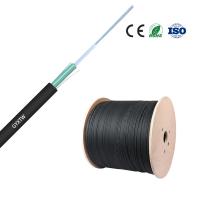 China 8 Core Armoured Multimode Fiber Optic Cable Outdoor Aerial GYXTW 8.0mm PE Jacket for sale