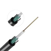 China Armored Outdoor Fiber Optic Cable 8 Core GYXTW OM2 Single Mode 9/125 PE Sheath for sale