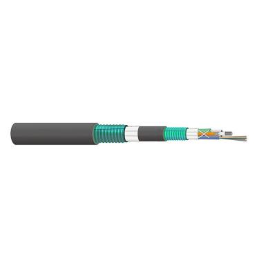 China Outdoor Armored Fiber Optic Cable 2-288 Cores G652D Single/Multi Mode GYTA/GYTS/GYTA53 with 12.6-24.3mm Diameter for sale