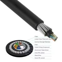 China GYTA33 GYFTY33 GYXTY 2-288 Core Galvanized Steel Wire Armored Optical Cable for Direct Burial Underwater for sale