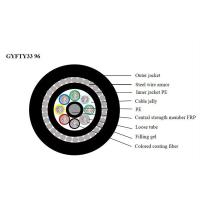 China Single Mode Direct Buried Optical Cable GYTA33 24 48 72 Core Fiber Communication Cable for sale