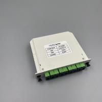 China PLC Fiber Optic Splitter 1x2 to 1x64 with SC UPC Connectors for FTTH Networks - 1260-1650nm Wavelength Range for sale