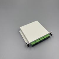 China PLC Fiber Optic Splitter 1x2 to 1x64 with SC UPC Connectors for FTTH Networks - 1260-1650nm Wavelength Range for sale