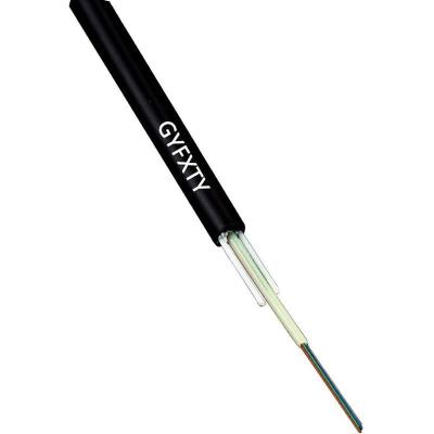 China Outdoor Single Mode Non Armored GYFXTY G652D 8 Core Fiber Optic Cable 6.8mm for sale