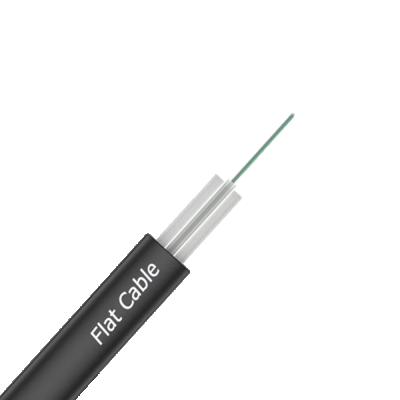 China GYFXTBY Outdoor Self Supporting Single Mode Optic Fiber Cable Flat Cable for sale