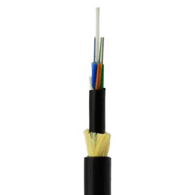 China ADSS 6 Core Single Mode G652D Nonmetal FPR Fiber Optic Cable 100m Span for sale