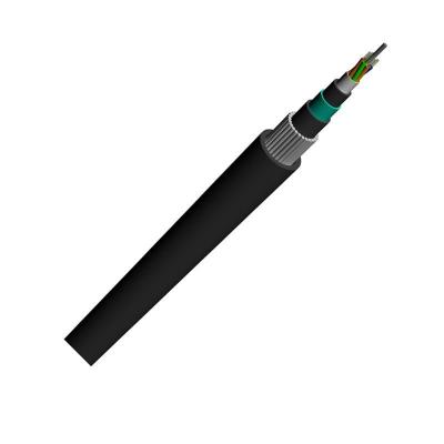 China GYTA33 G652D Direct Bury Armoured Fiber Optic Cable 12-288 Core Anti Rodent for sale