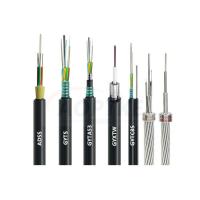 China GYXTW G652D 8 Core Fiber Optic Cable PE Jacket Steel Tape Armor Aerial Duct for sale
