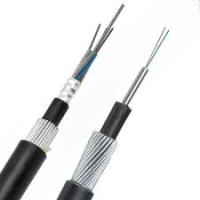 China Outdoor Armored Fiber Cable 12 Cores Single Mode GYTA33 Steel Wire Armored Direct Burial for sale