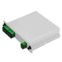 China PLC Fiber Optic Splitter 1x2 to 1x64 Configurations with -40°C to 85°C Operating Range for sale