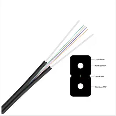 China 1 Core FTTH Indoor Drop Cable G657A1 Single Mode Fiber 1km LSZH Sheath -40℃ to +85℃ Temperature Range for sale