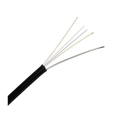 China FTTH Fiber Optic Drop Cable 1-2 Core G.657A1 Single Mode 2km Roll with LSZH Jacket for sale