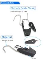 China Drop S Type Fibra Hook Clamps Fitting for sale