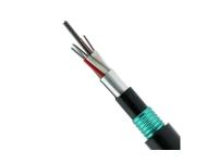 China GYTA53 Direct Burial Double Armored 24 Core Fiber Optic Cable G652D 13.3mm for sale
