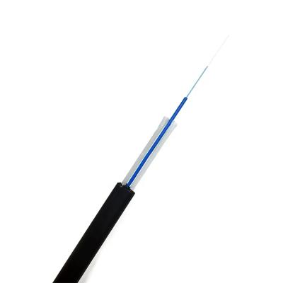 China 1-24 Core FTTH Flat Single-Tube Dielectric Aerial Outdoor Drop Fiber Optic Cable GYFXTBY for sale