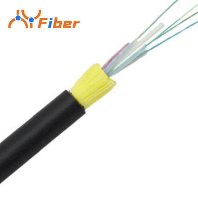 China Single Sheath ADSS Fiber Optic Cable Power Overhead Non Metallic 4-288 Core for sale