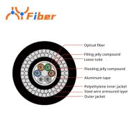 China 795kg/Km Subsea Fiber Optic Heavy Duty Armoured Cable GYTA5333 4-144 Core Single Mode for sale