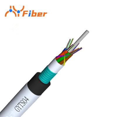 China GYTS04-48B1 48core Armored Fiber Optic Cable Anti Rodent Anti Termite  4-144 Core for sale