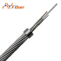 China Single Mode OPGW Fiber Optic Cable 50150 Power Cable Cross Section 48Core 12Core for sale
