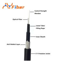 China GYFTY63-24 Core Direct Buried Fiber Rodent Proof  Cable B1 Non Metallic Direct Buried for sale