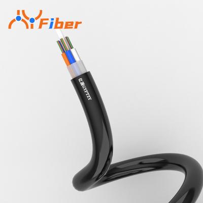China GYFTZY-48B1 Lashing Duct Fiber Optic Cable Aerial Non Metallic Flame Retardant 4Core 144 Core for sale