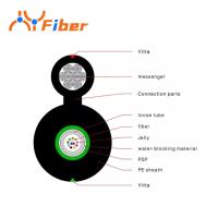 China Self Supporting GYXTC8S Figure 8 Fiber Cable Aerial 4-24 Core for sale