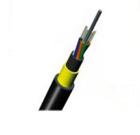 China 8 Core Fiber Optic Ethernet Cable ADSS 8 Core All Dielectric Double Sheath Aerial Optical 100m for sale