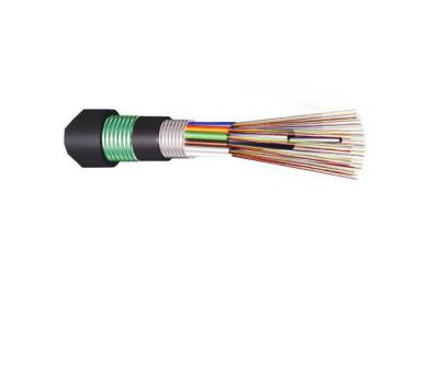 China 96 Core Fiber Optic Cable Double Steel Tape Armoured Cable for sale