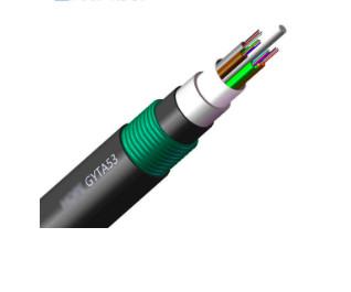China LSZH Armored Fiber Optic Cable Aerial  4-144 Core Single Mode for sale