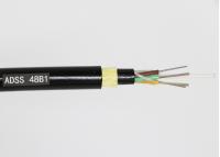 China 6 Core Armored Fiber Optic Cable Dielectric Steel Wire Black UV Polyethylene for sale