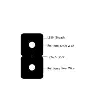 China Layer Stranding Flame Retardant Cable 8 Core Single Mode Fiber Optic Cable for sale