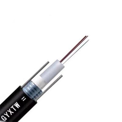 China 6 Core Armored GYXTW Fiber Optic Cable Waterresistant Filling Compound for sale