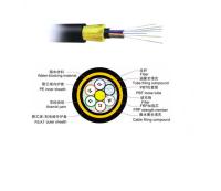 China Single Strand Fiber Optic Underground Armored Cable 6 Core 12 Core 24 Core for sale