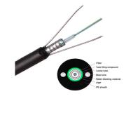 China Communication GYXTW Fiber Optic Cable 2-12 Core Single Steel Wire for sale