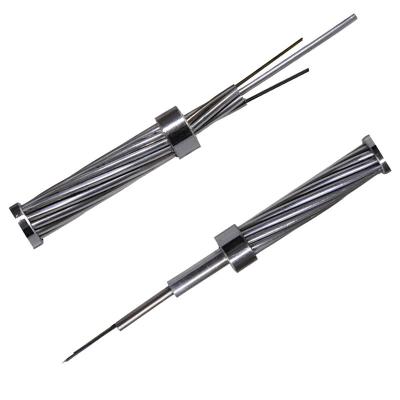China 1000ft OPGW Fiber Optic Cable Single Mode Stainless Steel Tube Stranding for sale